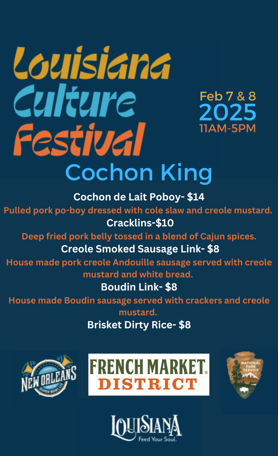 Louisiana Culture Festival – French Market District